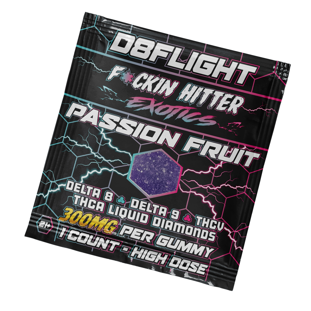 D8Flight F*ckin Hitter Exotics WIFI OG Delta 8 300mg – Single Gummy
